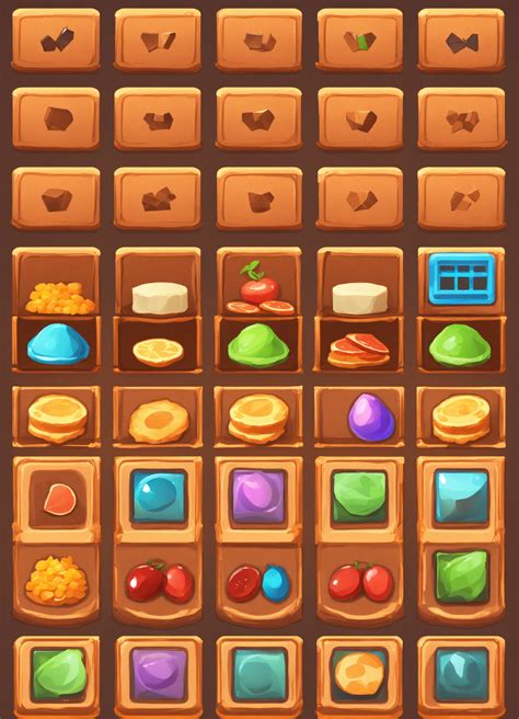 Lexica Casual Simple Ui Spritesheet Match 3 Casual Simple 9 Slice