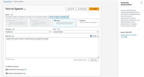Custom Pronunciation With Polly