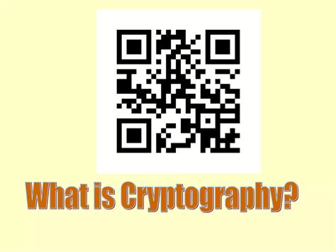 cryptography introduction ppt