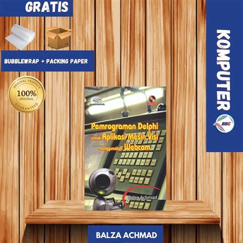 jual buku pemrograman delphi untuk aplikasi mesin visi menggunakan