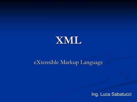 PPT XML PowerPoint Presentation Free Download ID 7097569