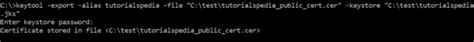 Java Keytool Tutorial Generate Keystore Using Java Keytool