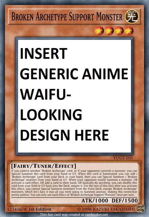 Insert Trope Archetype Here Girl Rpretendyugioh