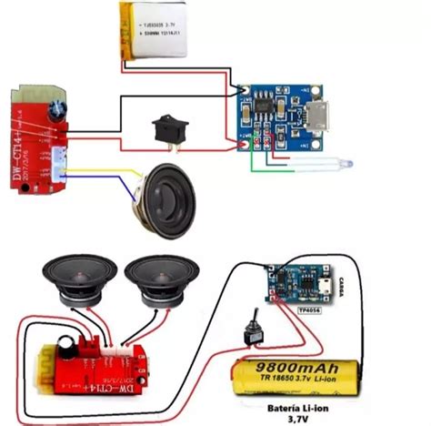 Bluetooth Speaker Circuit Diagram And Components Circuit Diagram