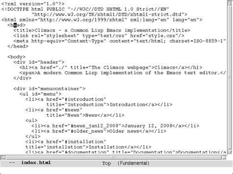 Climacs A Common Lisp Emacs Implementation
