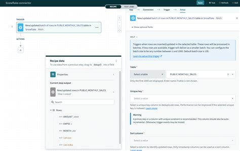 Workato Connectors Snowflake New Updated Row Triggers Workato Docs