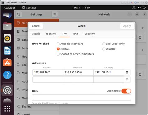 how to connect vm sophos firewall port with vm ubuntu port in vmesxi