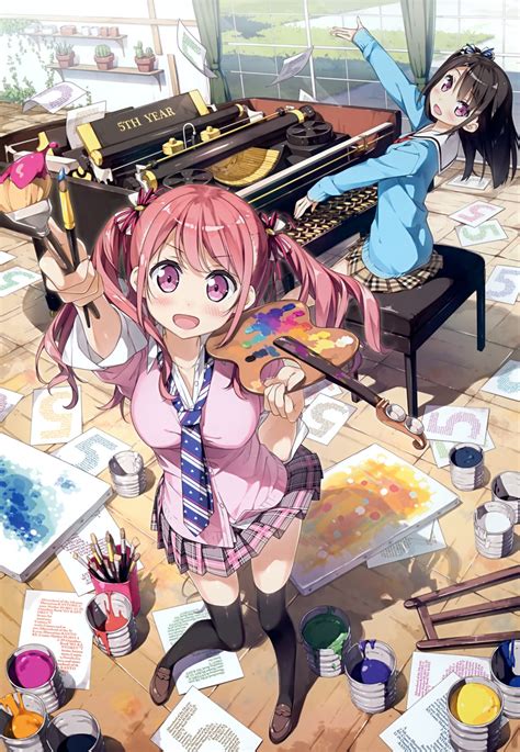 Kurumi And Shizuku Original Drawn By Kantoku Danbooru