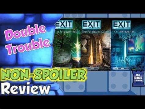 Exit The Game 4 5 And 6 Review Double Trouble The Dice Tower