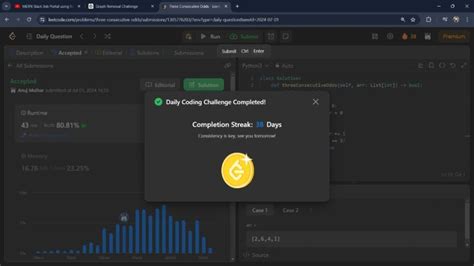 Anuj Mulhar On Linkedin 100daysofleetcode Leetcode Codingchallenge