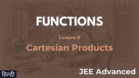 Functions Lecture 4 Cartesian Products Jee Youtube