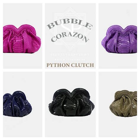 La Collection De Signature Python Bags And Accessories