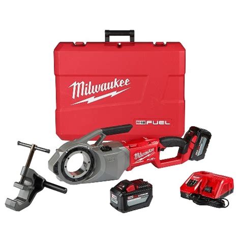 Milwaukee Tool M18 Fuel One Key Cordless Brushless Pipe Threader Kit