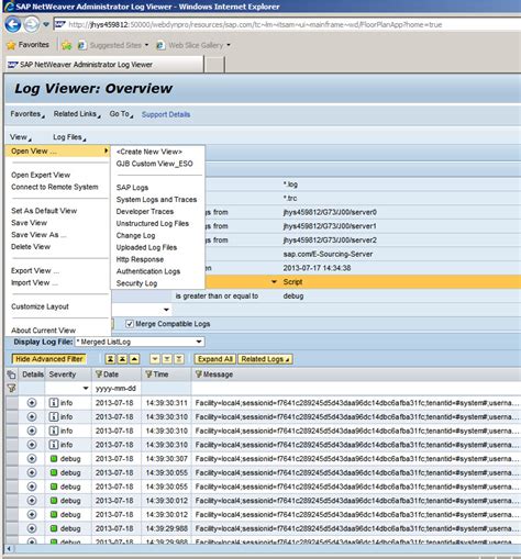 Debug Logs And Logviewer Concepts Part 2 SAP Community