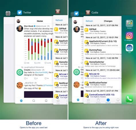 This Tweak Opens Your App Switcher To The App You Re Currently Using