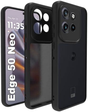 RIGGEAR Shockproof Sleek Hybrid Armor Back Cover Case Compatible With Motorola Moto Edge 50 Neo