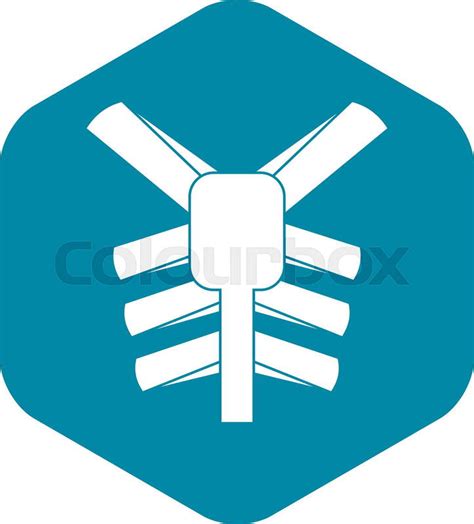 Stockfoto über Menschlich Brustkorb Icon Colourbox