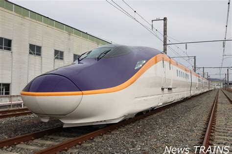 【東日本旅客鉄道】山形新幹線の新型車両「e8系」を公開、カラーデザインは山形新幹線のイメージを継承したデザインに＜photo Report