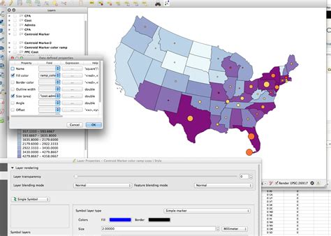 Qgis Remove Specific Simple Markers Multiple Markers For Some Us States That Are Not Fully