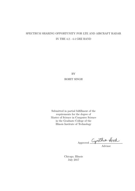 Pdf Spectrum Sharing Opportunity For Lte And Aircraft Radar In The 42 44 Ghz Band