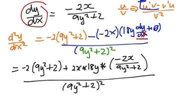 Implicit Differentiation Second Order Educreations