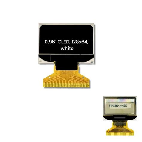 096 Inch Oled 128x64 White I2c Spi Mcu Ssd1306