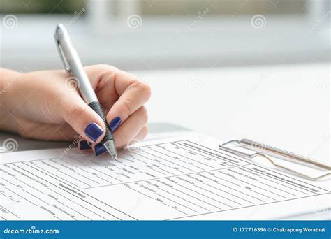 Hands Writing Check List And Marker Stock Photo Image Of Choice Document 177716396