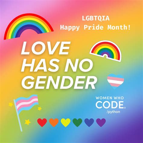 women who code python on linkedin happy pride month from wwcode python