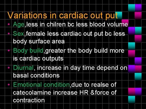 Cardiac Output When The Heart Contracts Cardiac Vocabulary