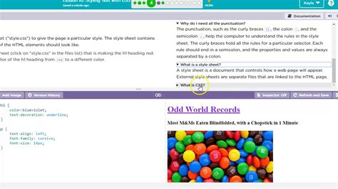 Code Org Lesson YouTube