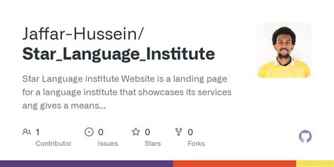 Github Jaffar Husseinstarlanguageinstitute Star Language