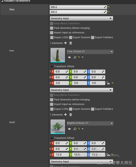 houdini and ue4 程序化生成山脉和多植被撒点 houdini 撒点 csdn博客