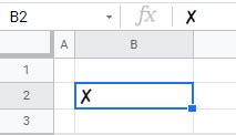 How To Insert Cross Text Symbol In Excel Google Sheets Automate Excel