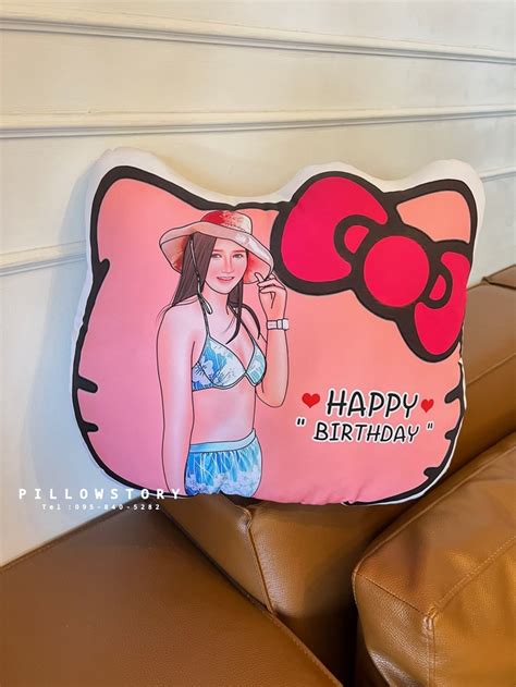 หมอน หมอนสั่งวาด ของขวัญสั่งทำพิเศษ ตุ๊กตาหน้าคน Pillow