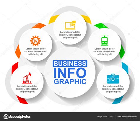 Modern Design Infographic Vector Template Presentation Chart Diagram Business Concept — Stock
