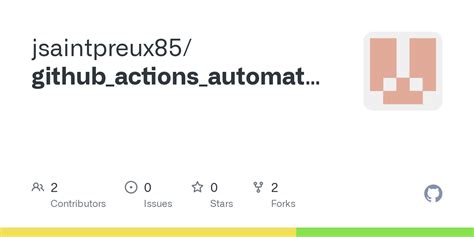 Github Jsaintpreux85githubactionsautomatedtesting
