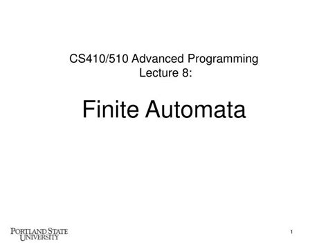 ppt finite automata powerpoint presentation free download id 1196253