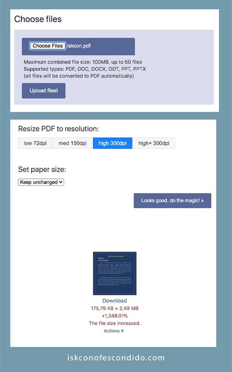cara memperbesar ukuran file pdf tutorial smartphone and komputer