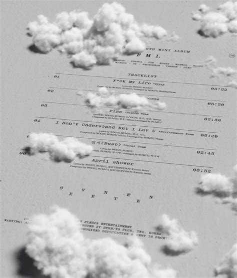 세븐틴seventeen On Twitter Seventeen 세븐틴 10th Mini Album Fml Track