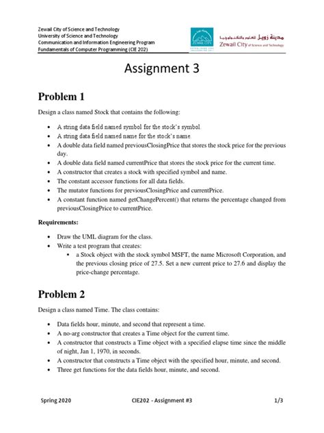 Assignment 3 Pdf