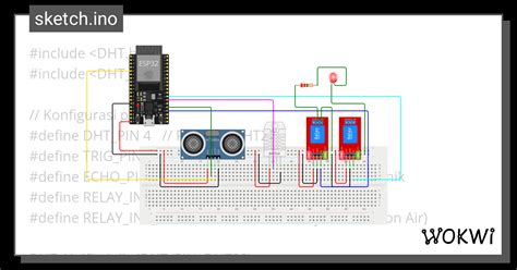 Akuisisi Data Resistor Led Wokwi Esp32 Stm32 Arduino Simulator