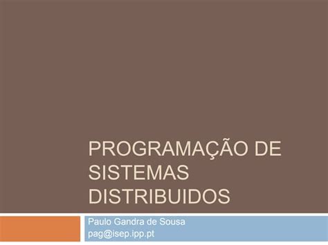 patterns for distributed systems pptx databases computer software
