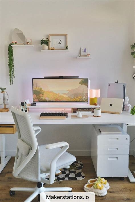 Cute And Cosy Standing Desk Setup Cozy Home Office Home Office Cute And Cosy Standing Desk Setup Cozy Home Office Home Office