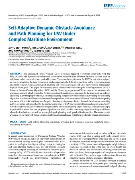 Self Adaptivedynamicobstacleavoidanceandpathplanningforusv
