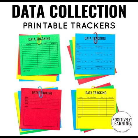 Data Collection Sticky Notes For Teachers Etsy