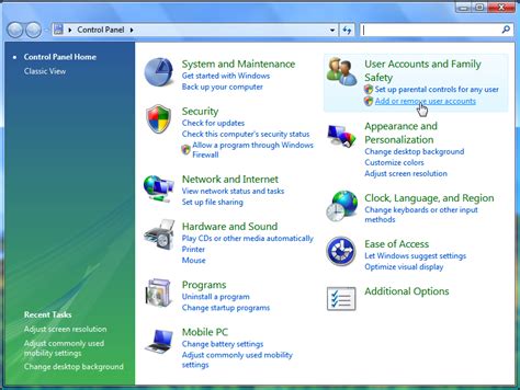 How Can I Add A New User In Microsoft Windows Vista