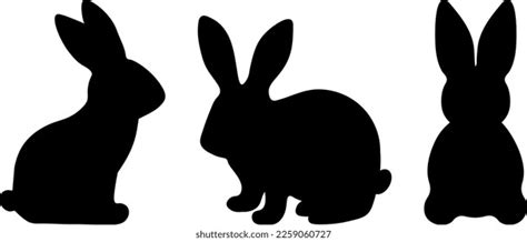 Rabbit Silhouette Clip Art