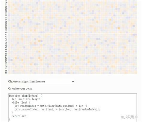 Js 如何实现数组的随机排序？ 知乎