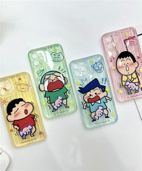 🔸4color커플케이스 추천🔸 떡잎마을 방범대 스피너 케이스 아이폰케이스 짱구 훈이 맹구 철수 코끼리 케이스 콧물 케이스