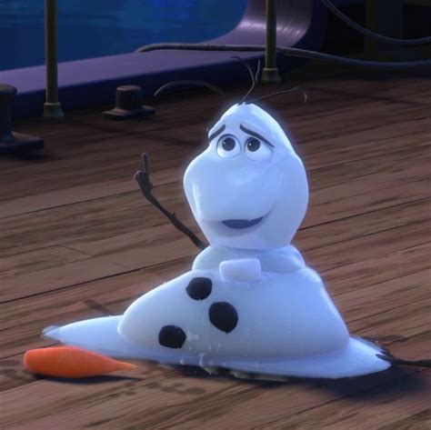 Olaf Frozen Melting Scene